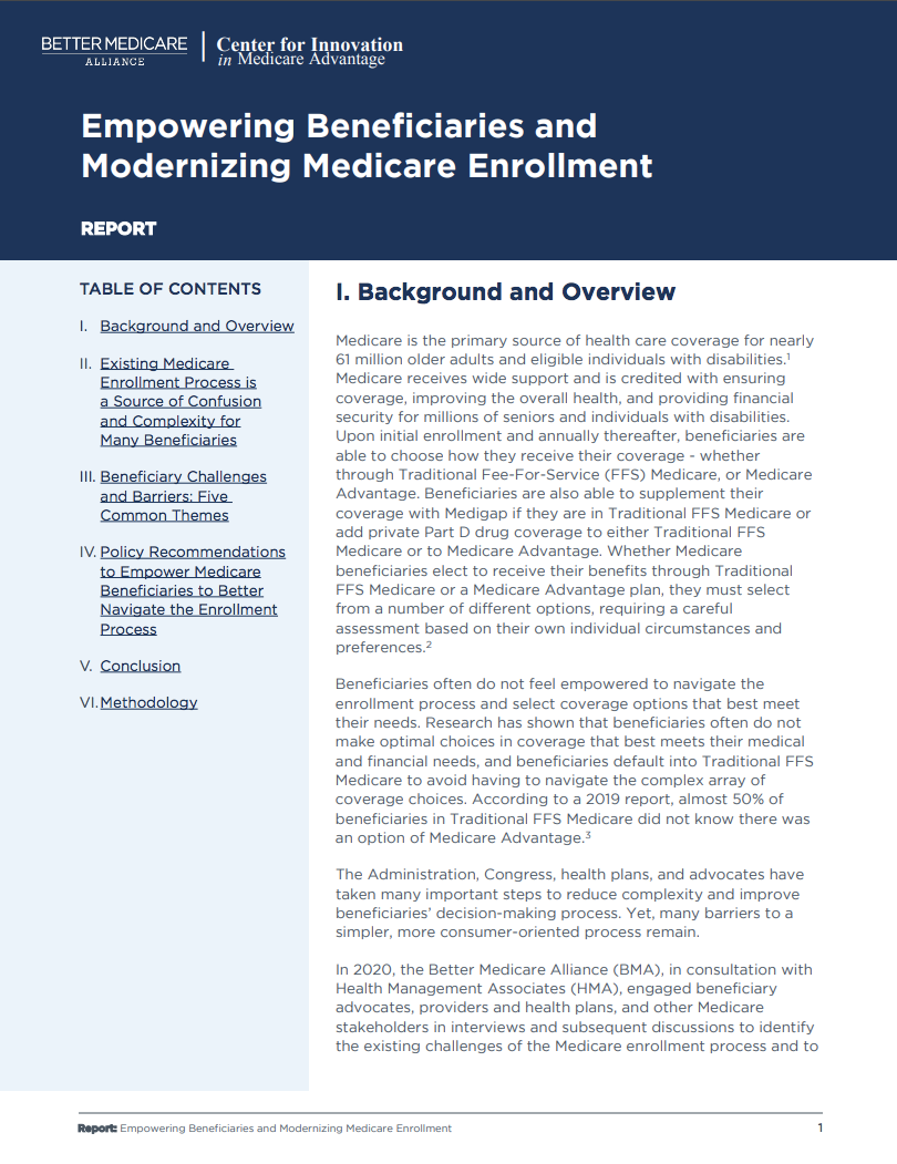 Better Medicare Alliance Delivers Bold, Timely Recommendations to ...